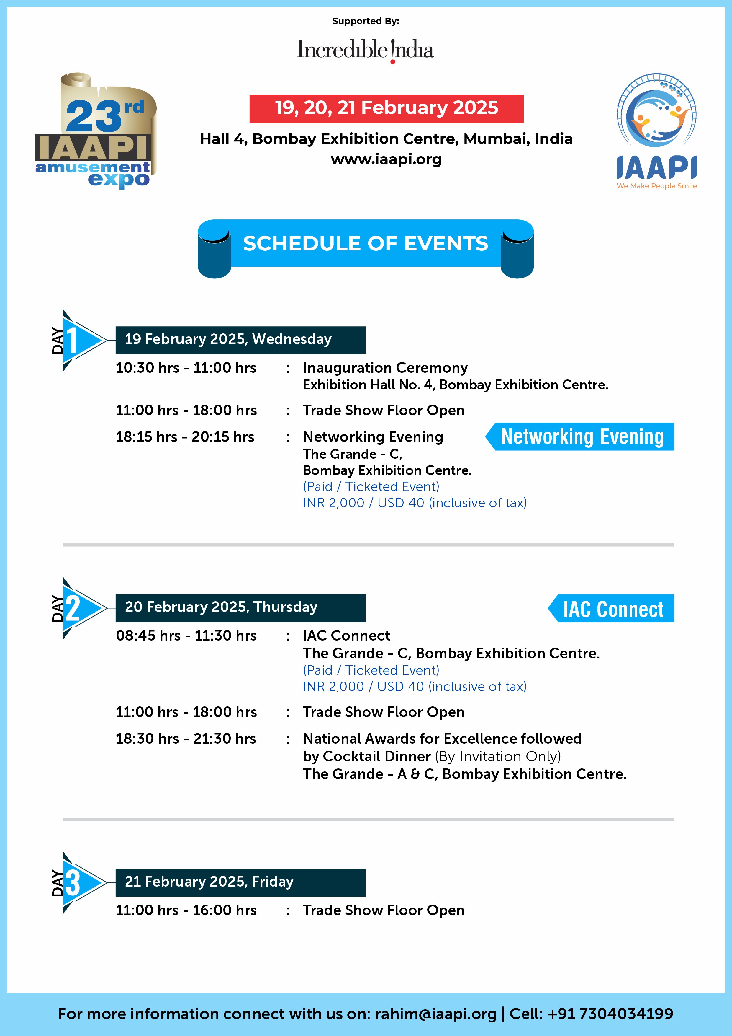 Indian Association of Amusement Parks and Industries | We Make People Smile